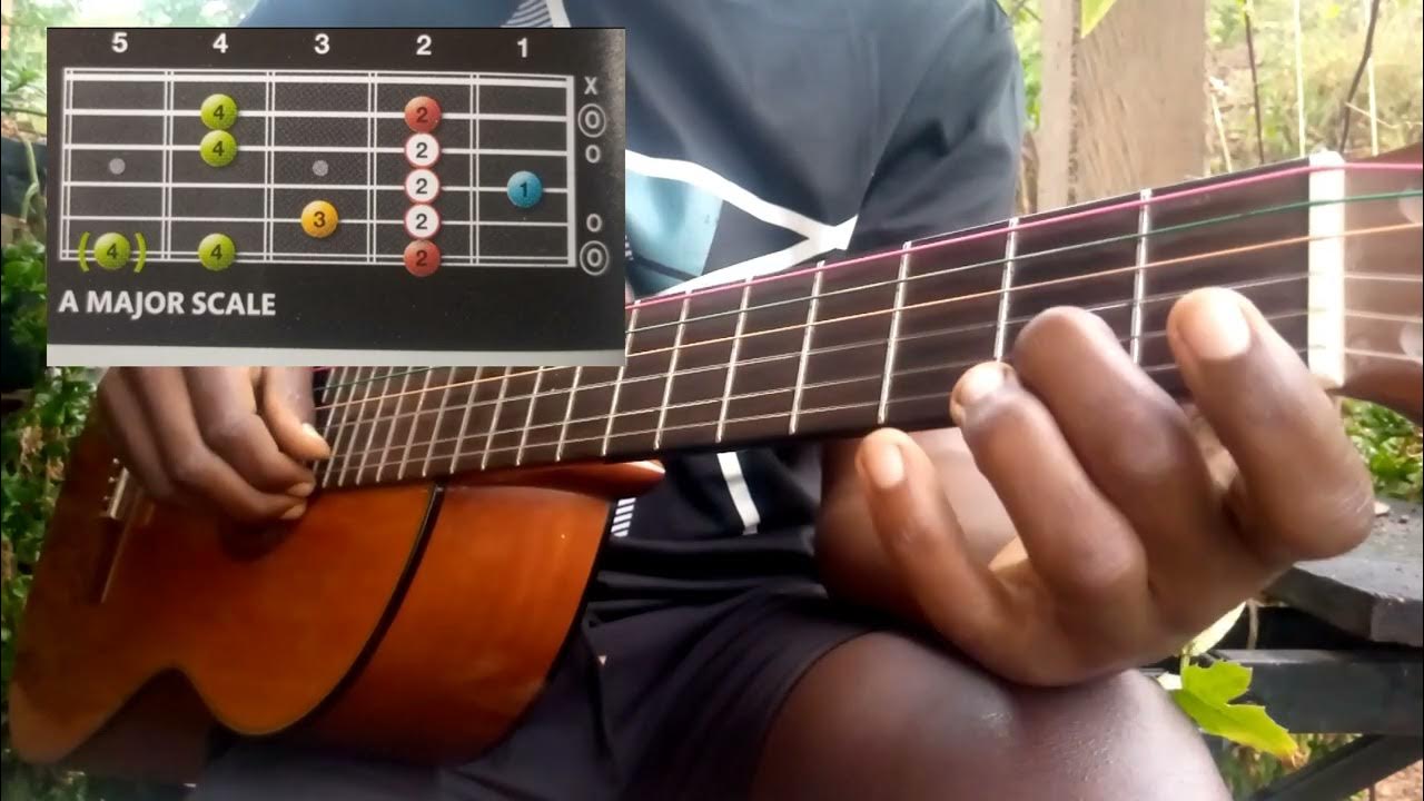 The A major scales. #giutarlesson #howtoplayguitarforbeginners - YouTube