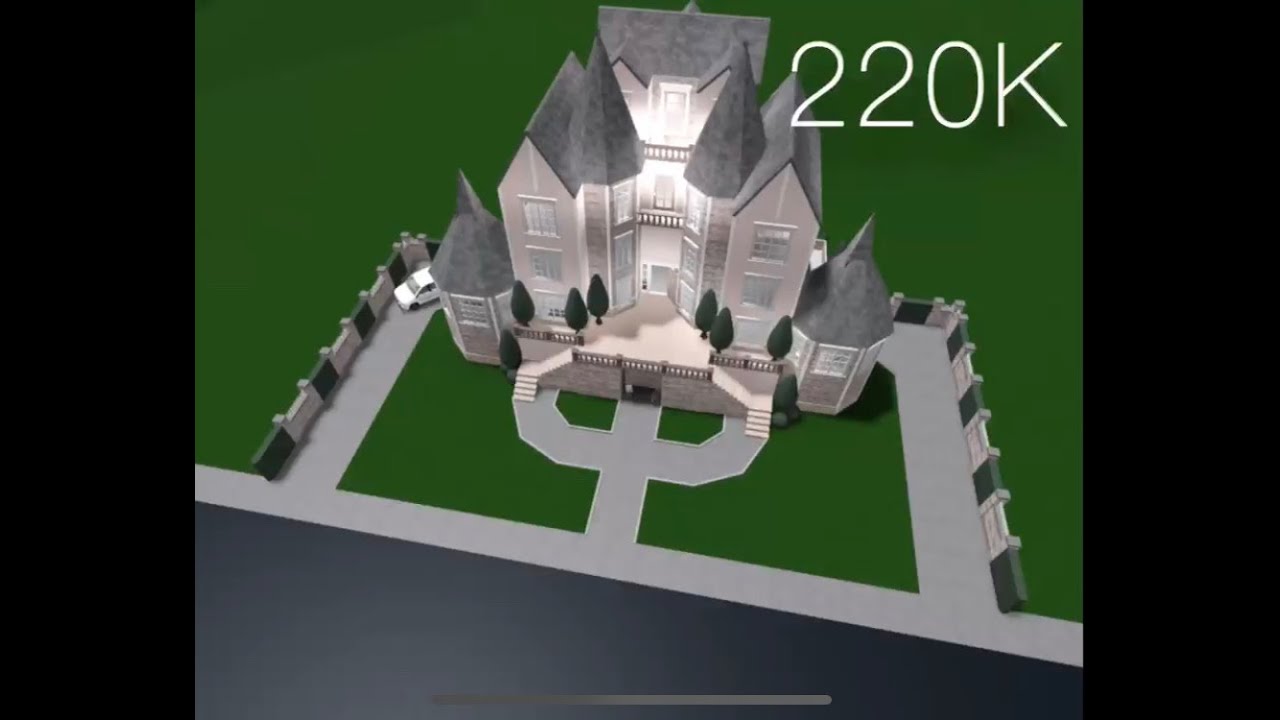 | Roblox Bloxburg | Pink mini Castle Tour | 220k - YouTube