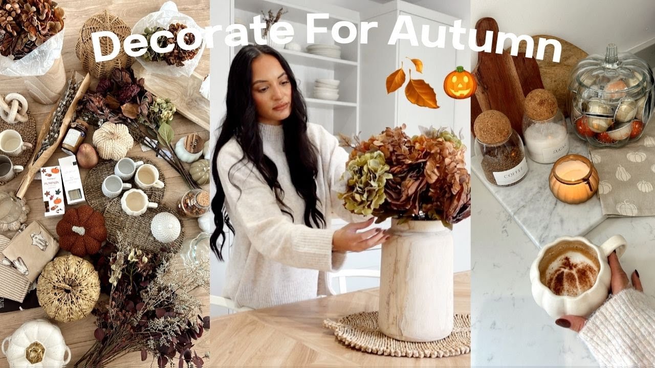 HELLO OCTOBER | Cosy Autumn Decorate | Autumn Decor Haul | Temu Haul ...