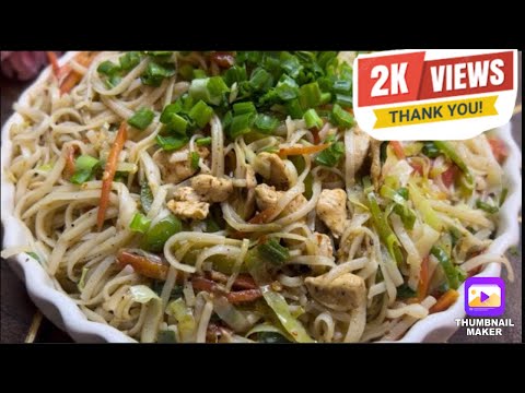 Chicken noodles recipe @cookingwith-hs - YouTube