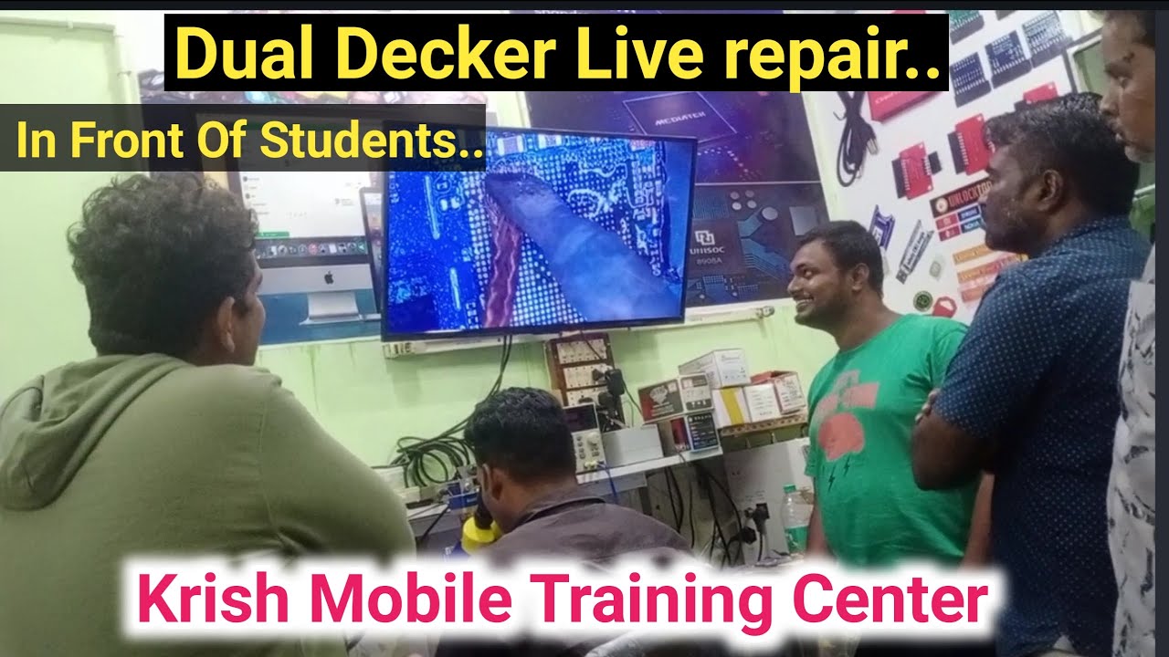 Dual Decker Live Repair | Krish Mobile Training Center | - YouTube