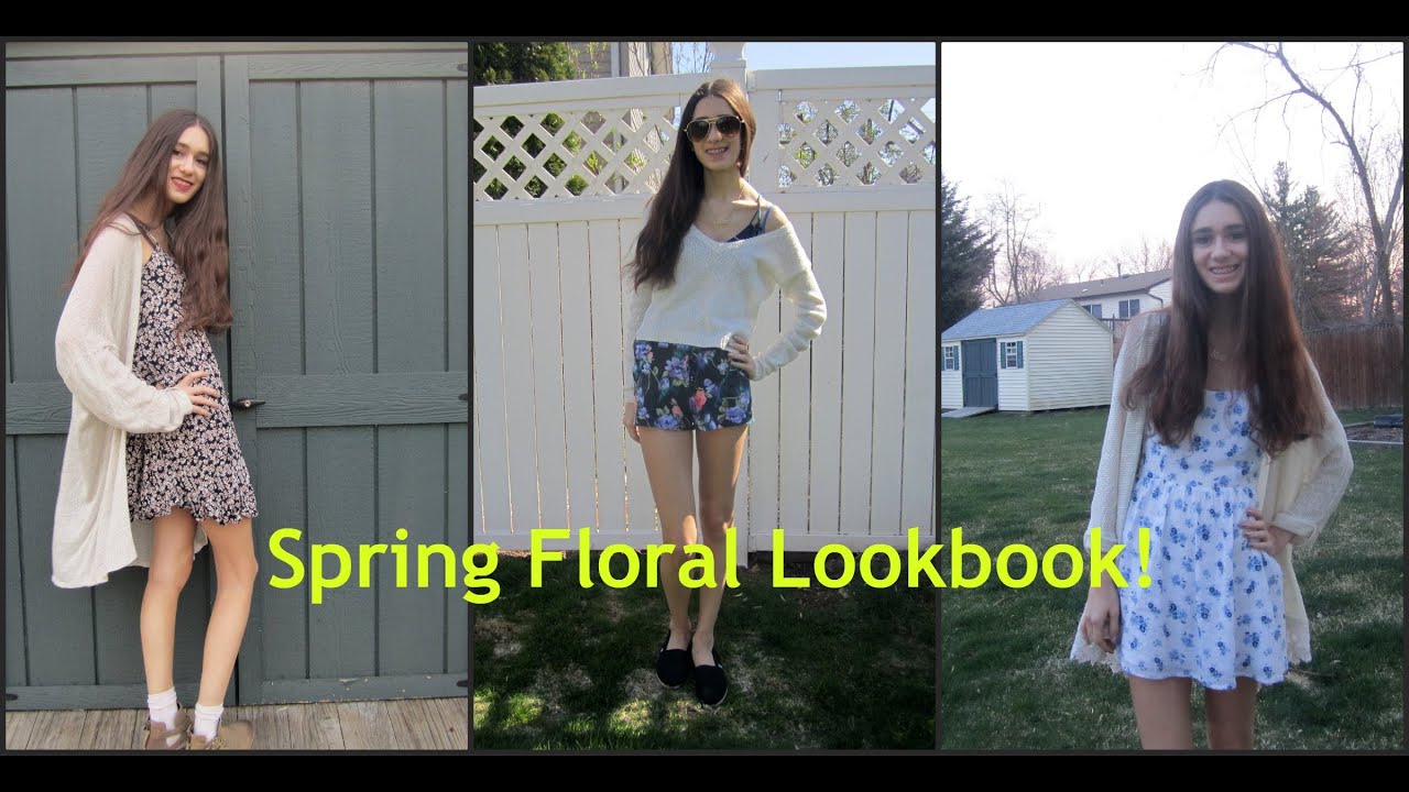 Spring Floral Lookbook! - YouTube