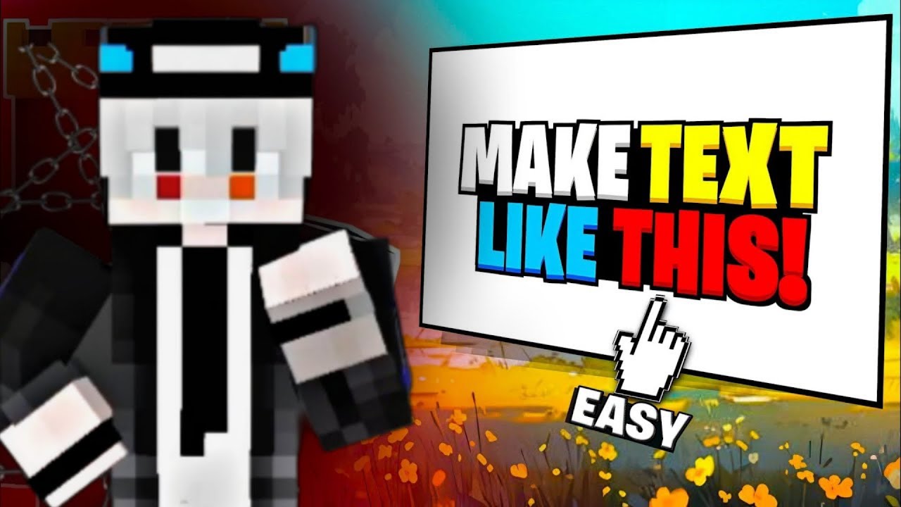 🔥 Create Pro-Level Text For Minecraft Thumbnails (Don't Miss!) 🔥 - YouTube