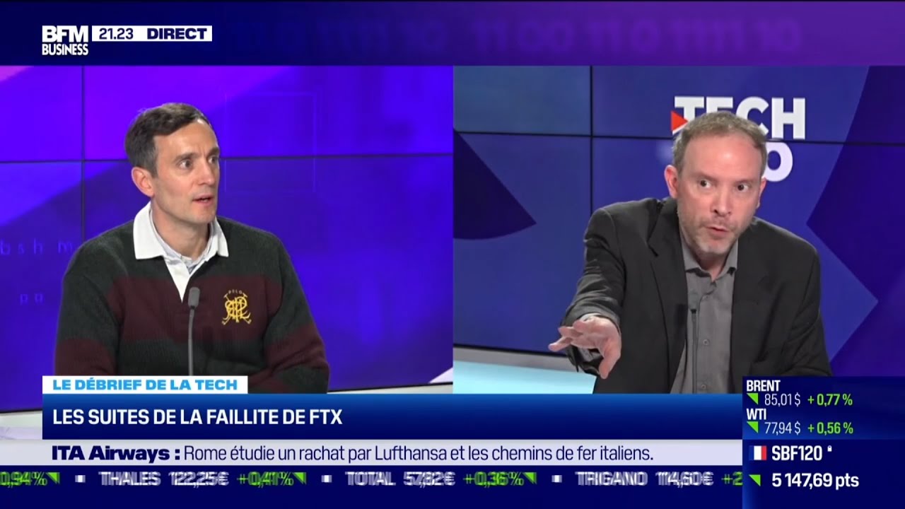 24 nov 2022 BFM Tech and co FTX, la chute - YouTube