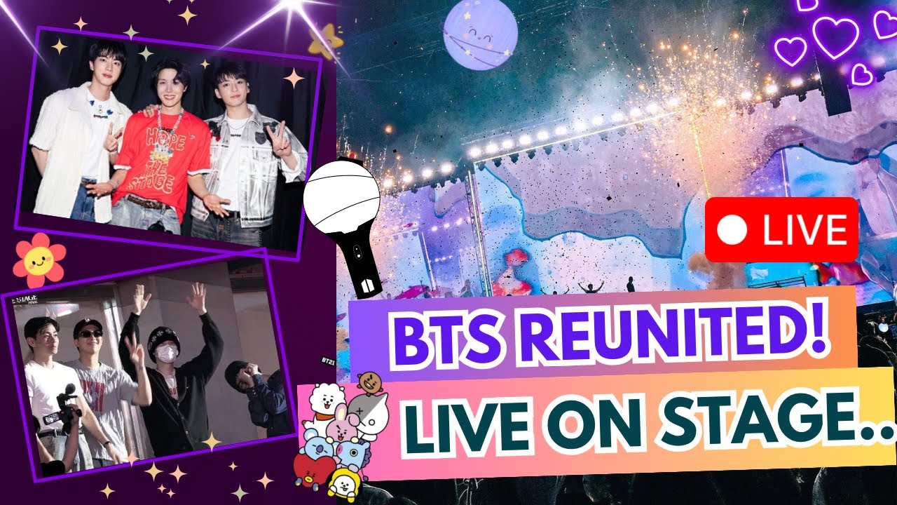 BTS Reunite LIVE at J-Hope’s Concert | Jungkook, Jin, RM, V, Jimin ...