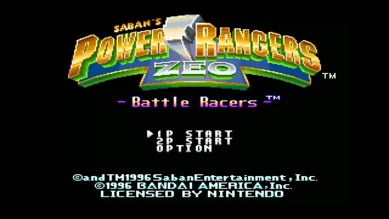 Power Rangers Zeo Battle Racers - Opening - YouTube