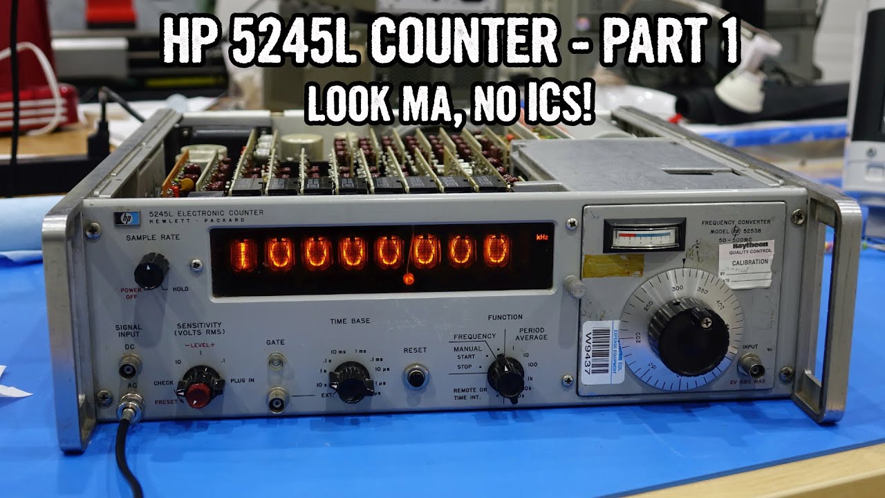 HP 5245L Nixie Counter - Part 1: The King of 1960s Frequency Meters ...