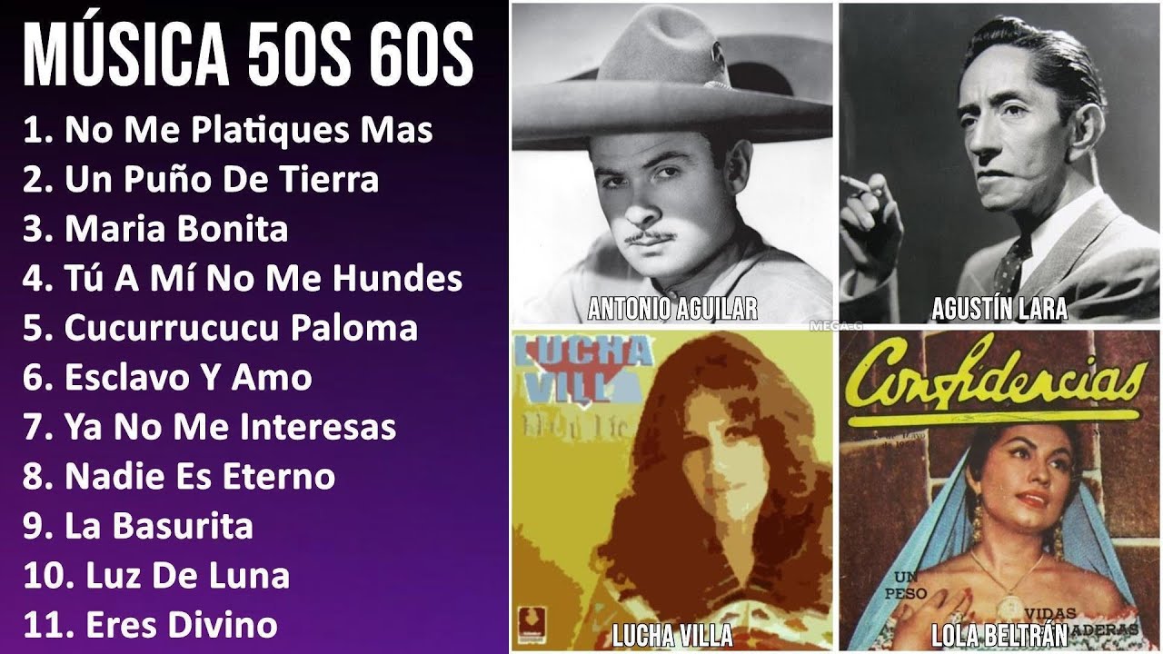MÚSICA 50s 60s ~ Mix Sus Mejores Éxitos ~ Grandes Canciones - YouTube