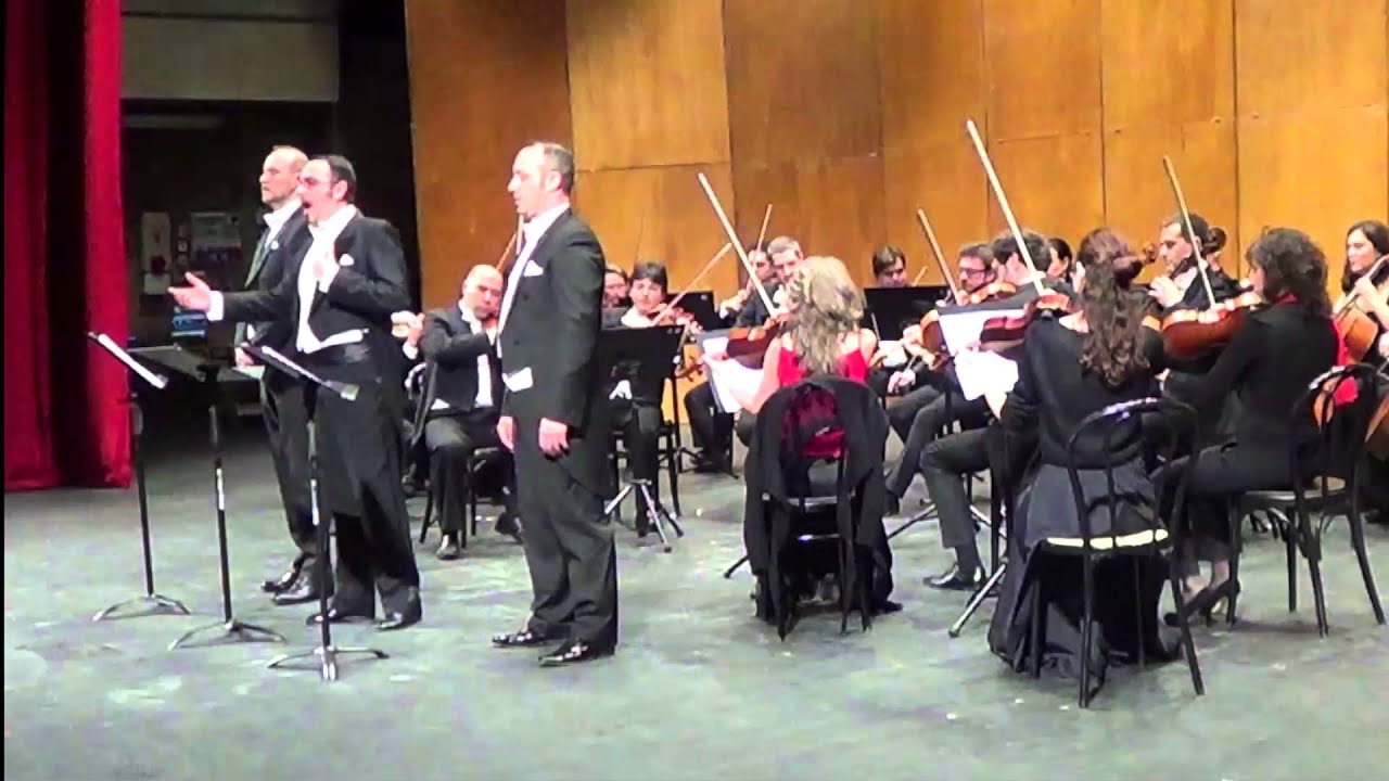 Florence Art Ensemble Three Tenors G.Puccini Nessun Dorma - YouTube