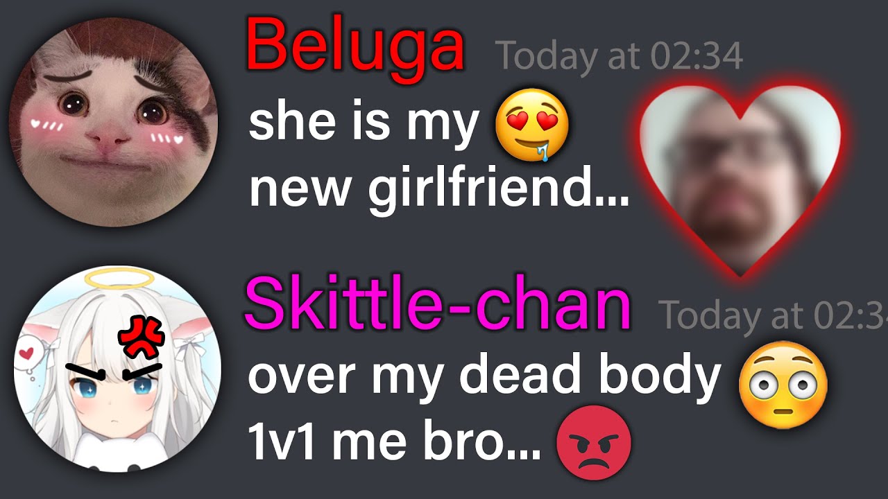 When Beluga CHEATED Skittle-chan... - YouTube