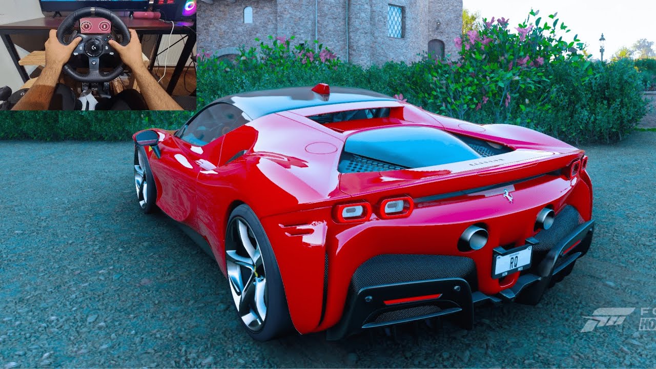 1400HP SF90 Ferrari 2022 Forza Horizon 5 4k@60FPS (Steering Wheel ...