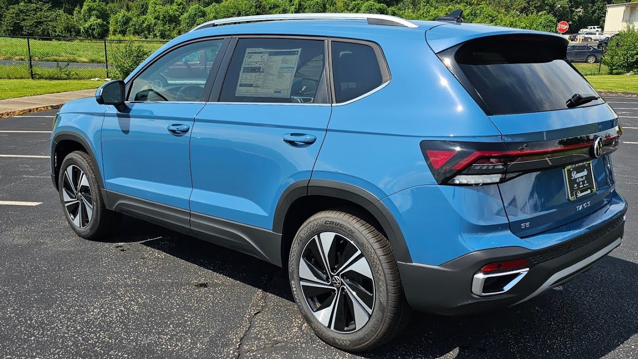 2025 VW Taos 1.5T SE 4Motion in Monterey Blue Pearl! - YouTube