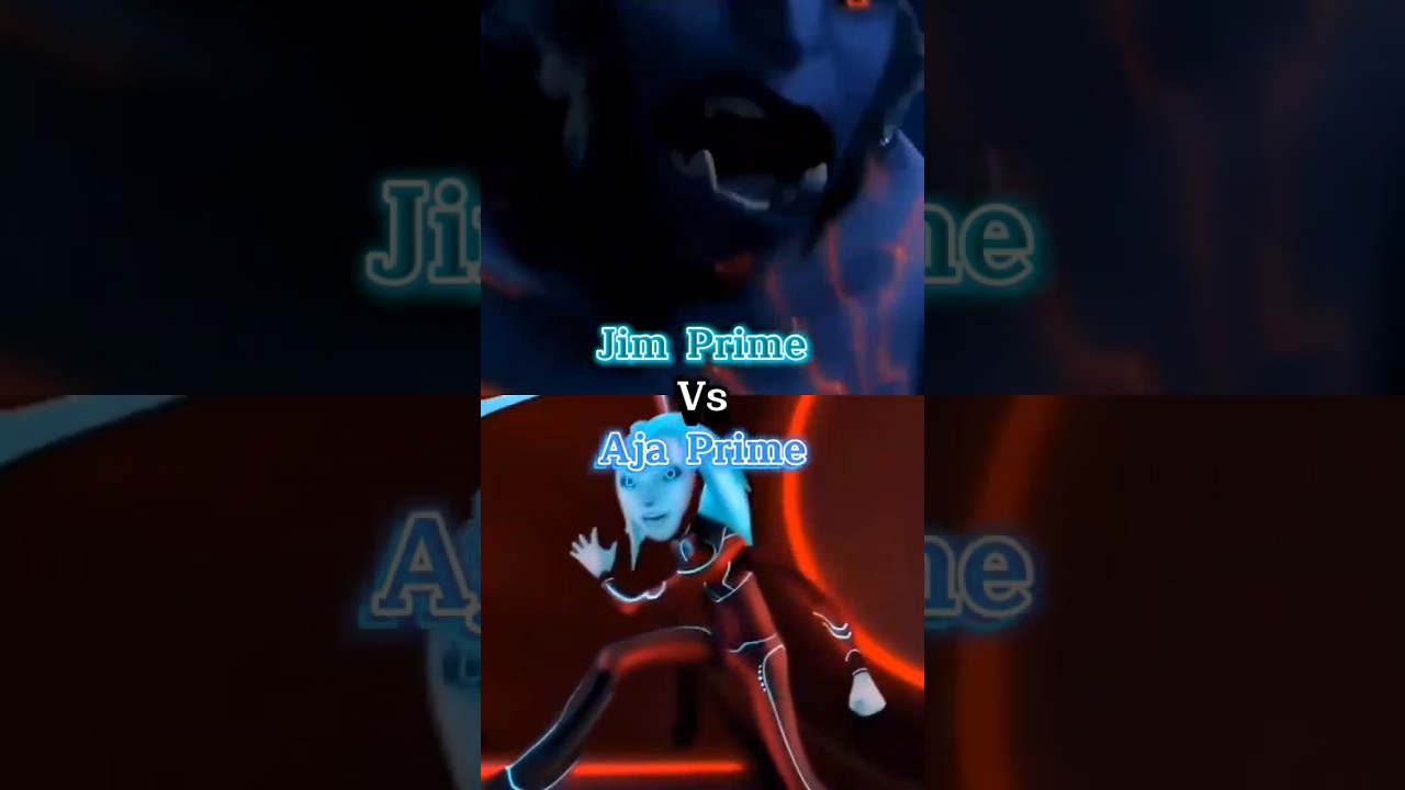 Jim Prime vs Aja Prime #trollhunters - YouTube