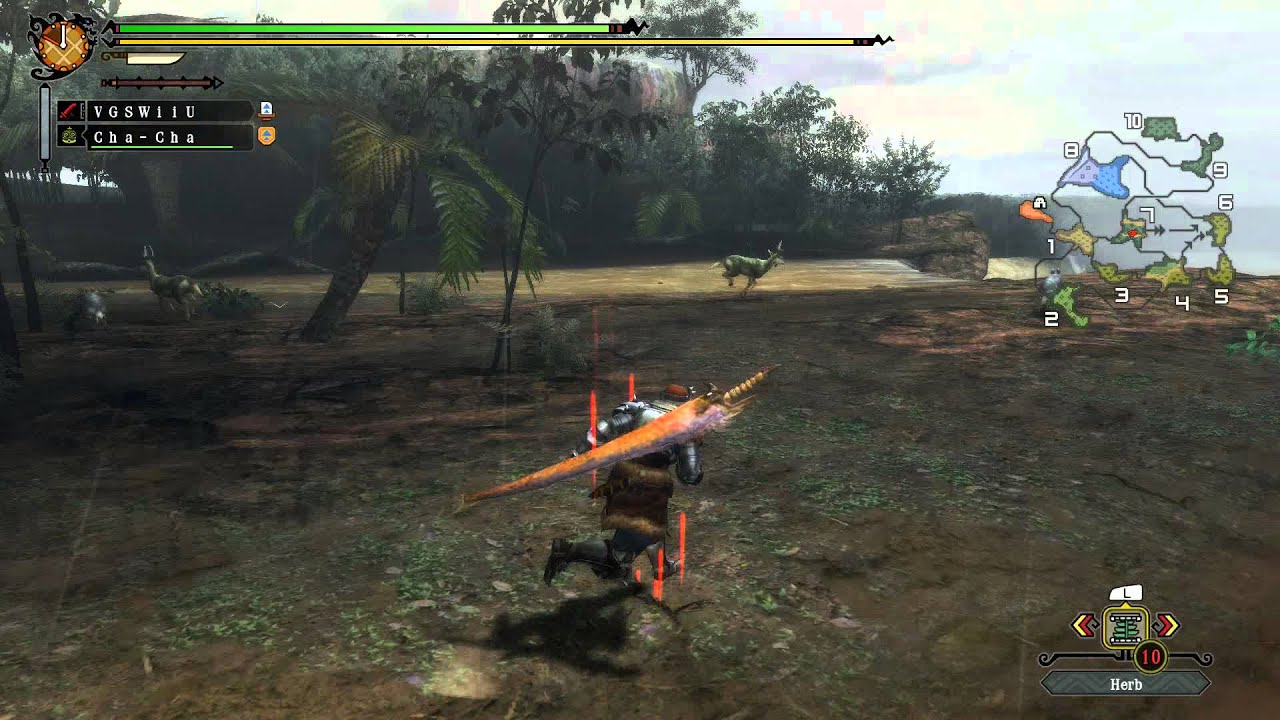 Monster Hunter 3 Ultimate - Harvest Tour: Flooded Forest Map, Swamps ...