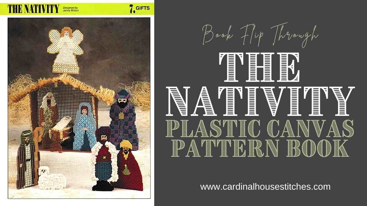 Nativity Plastic Canvas Pattern Book Flip Through Video - YouTube