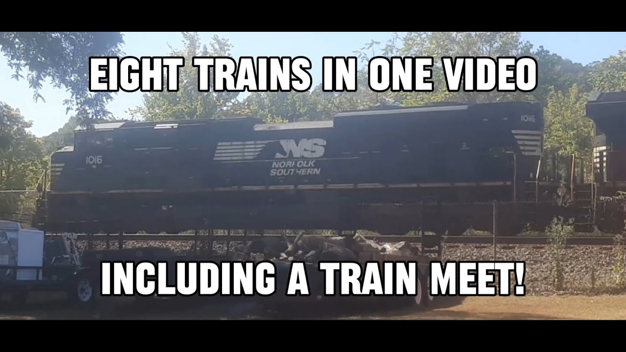 (Sunday Morning & Morning Trains) 8 Trains in 1 Video! Including a ...