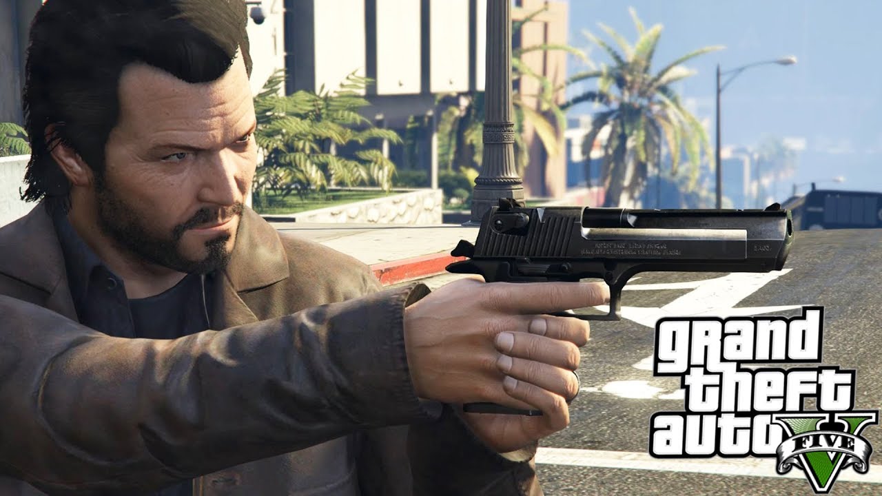 GTA V Desert Eagle - YouTube