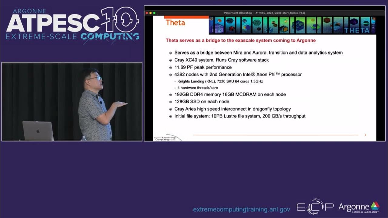 ATPESC 2022 0.2 Quick Start on ATPESC Computing Resources | JaeHyuk Kwack - YouTube