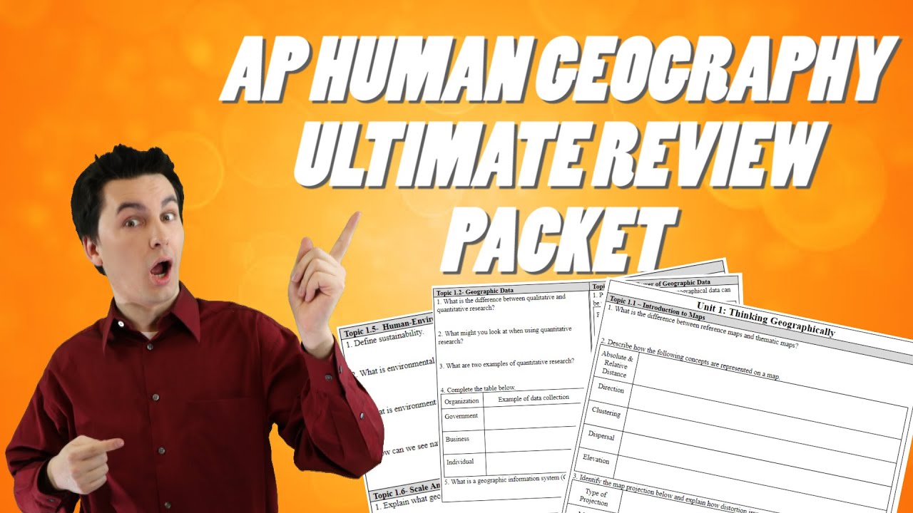 How To Study For AP Human Geography THE ULTIMATE REVIEW PACKET YouTube