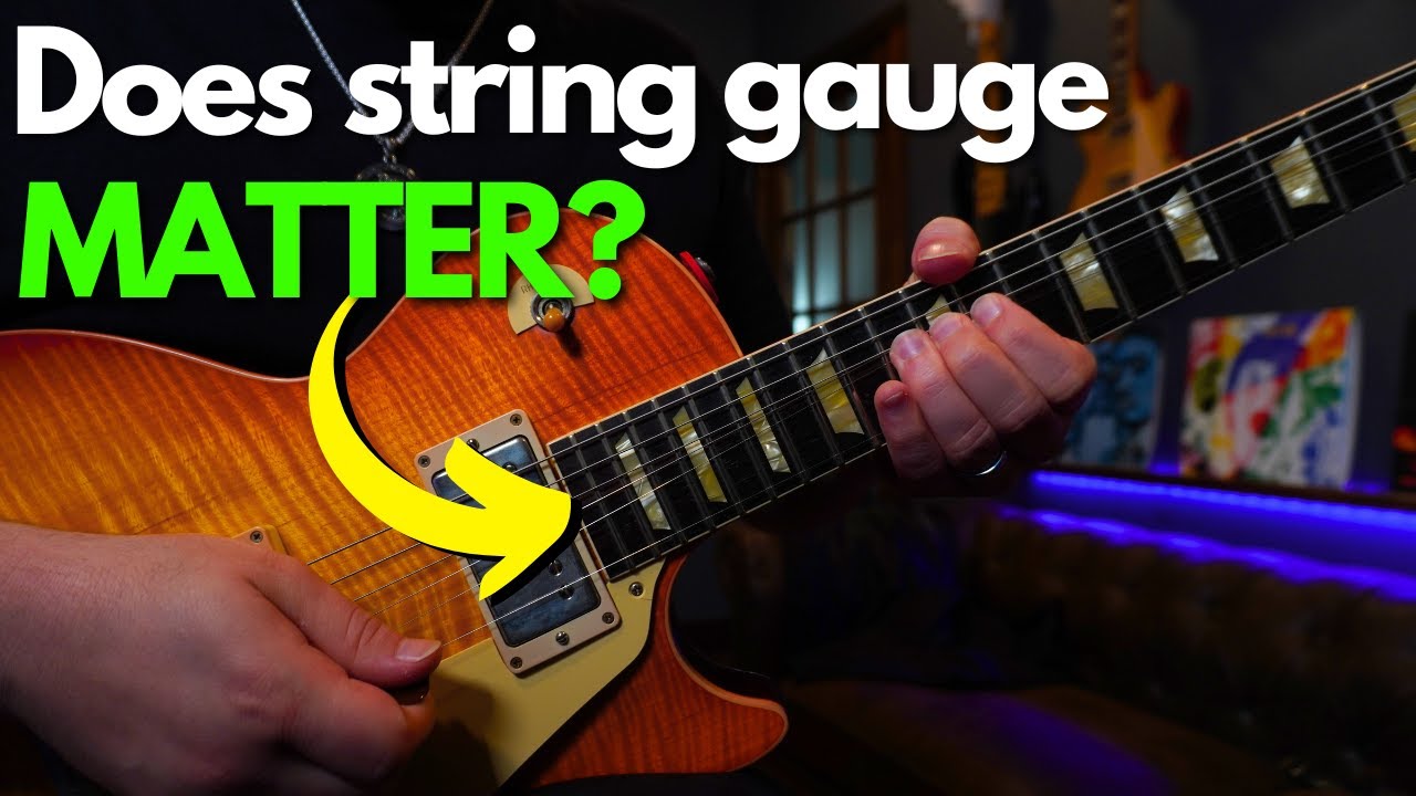 Why I use the thinnest guitar strings I can and you should too… - YouTube