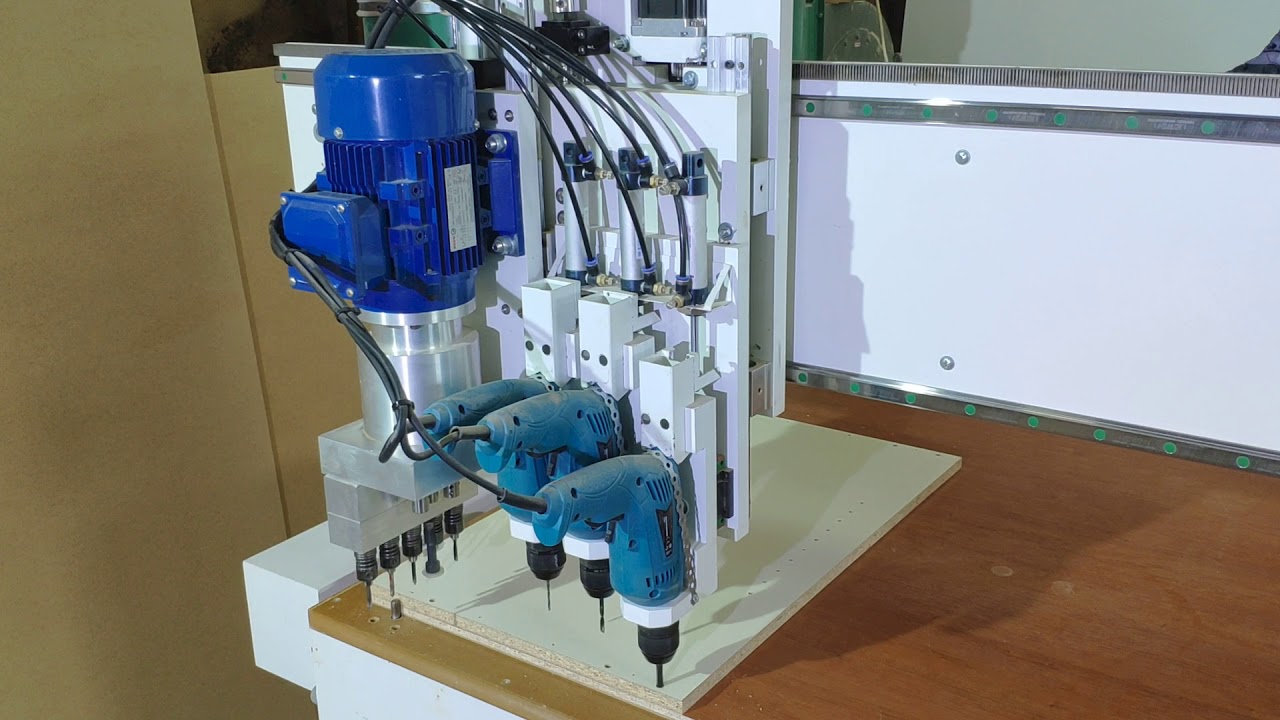 Diy Cnc Drilling Machine Youtube