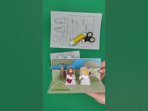 Jesus Praying In The Garden Of Gethsemane Craft - YouTube