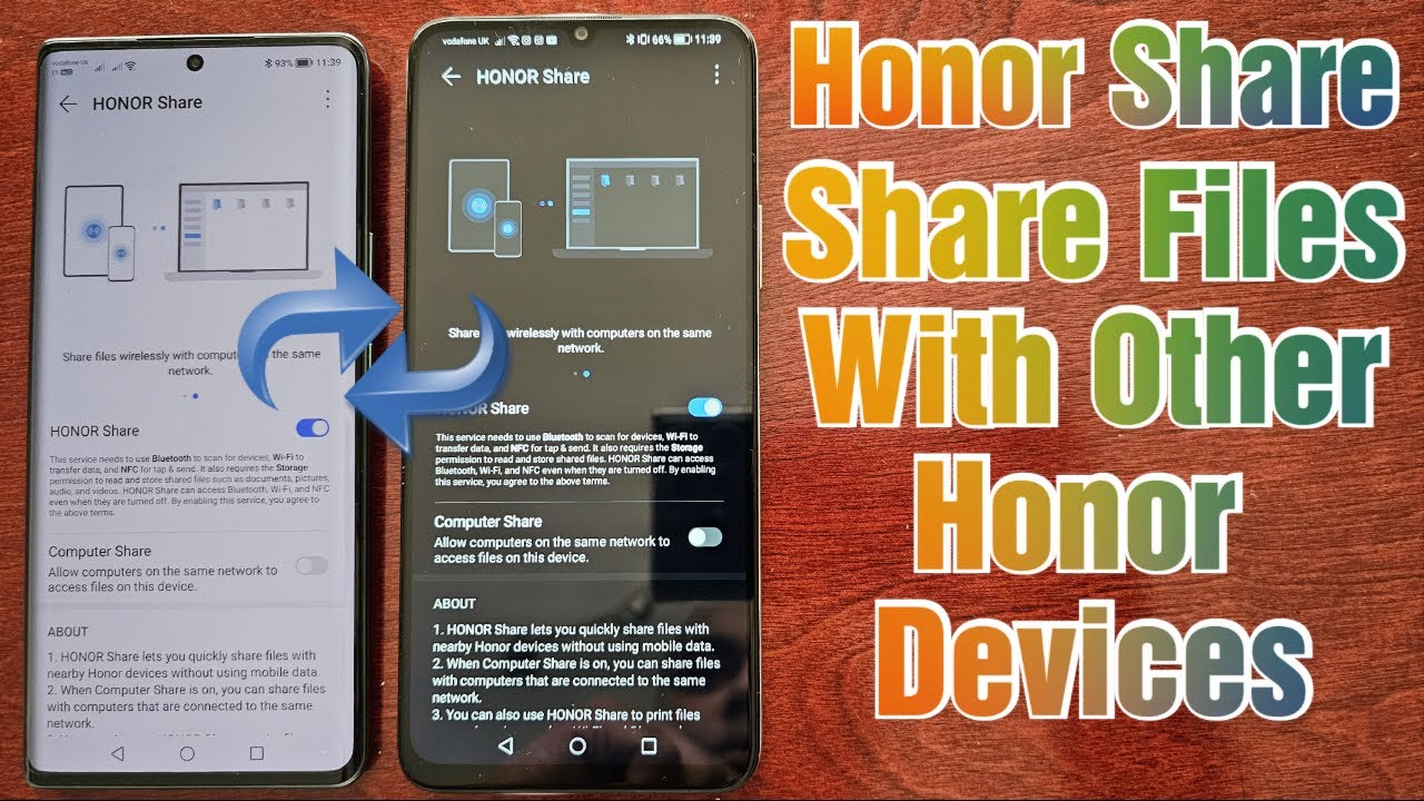 Honor Magic 5 Lite (HONOR SHARE) Quickly transfer images, videos,and ...