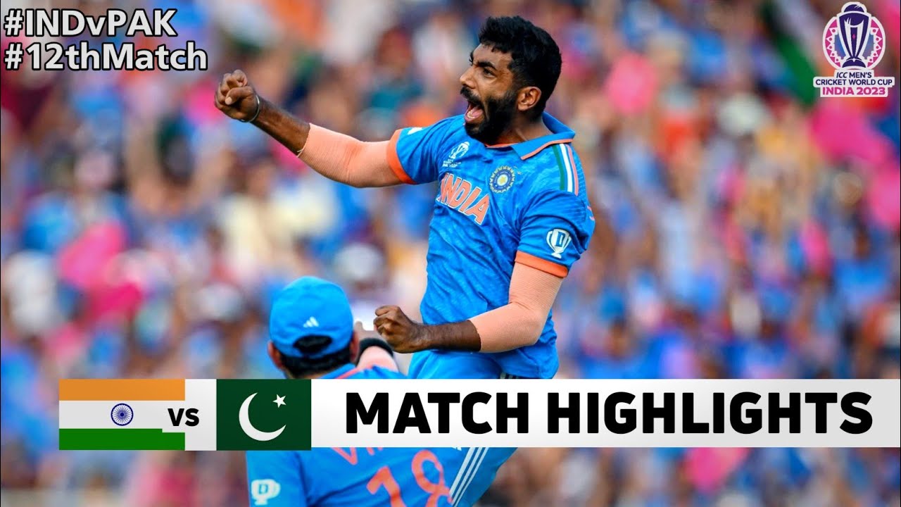 India vs Pakistan World Cup 2023 Match 12 Highlights | 14th October ...