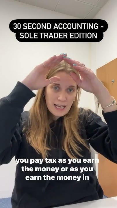 Sole Trader accounting basics in 30 seconds! - YouTube
