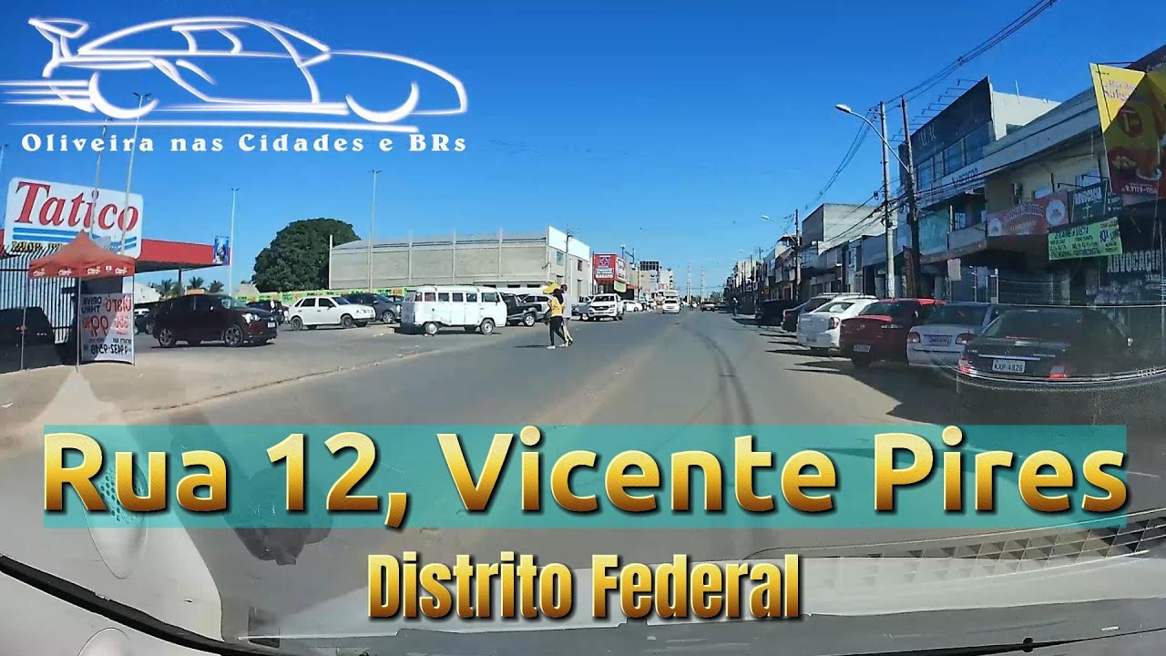 Vicente Pires, Brasília DF, Passeio de Carro Pela Cidade - YouTube