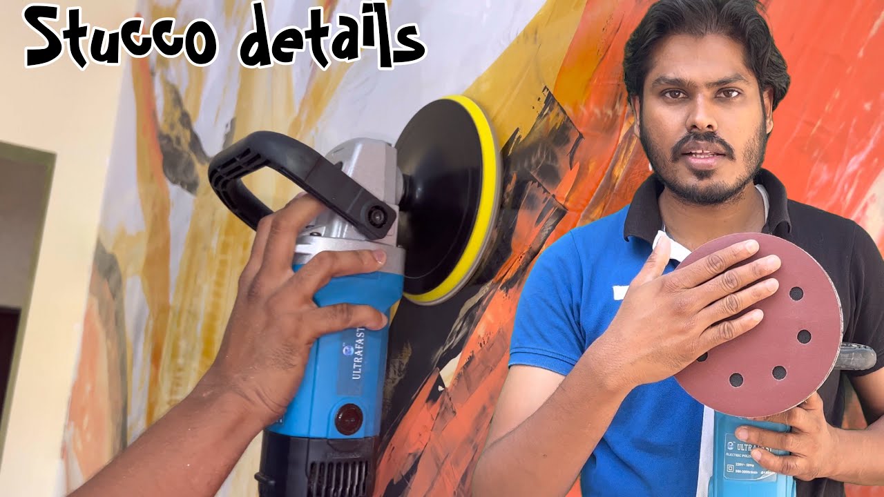 How to sandering Venetian stucco marbled - YouTube