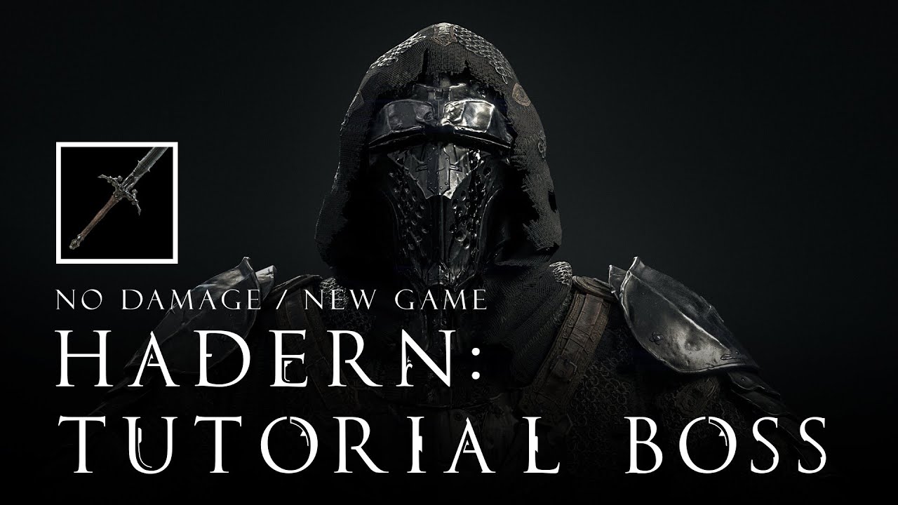 Mortal Shell - Hadern Tutorial Boss (No Damage/New Game) - YouTube