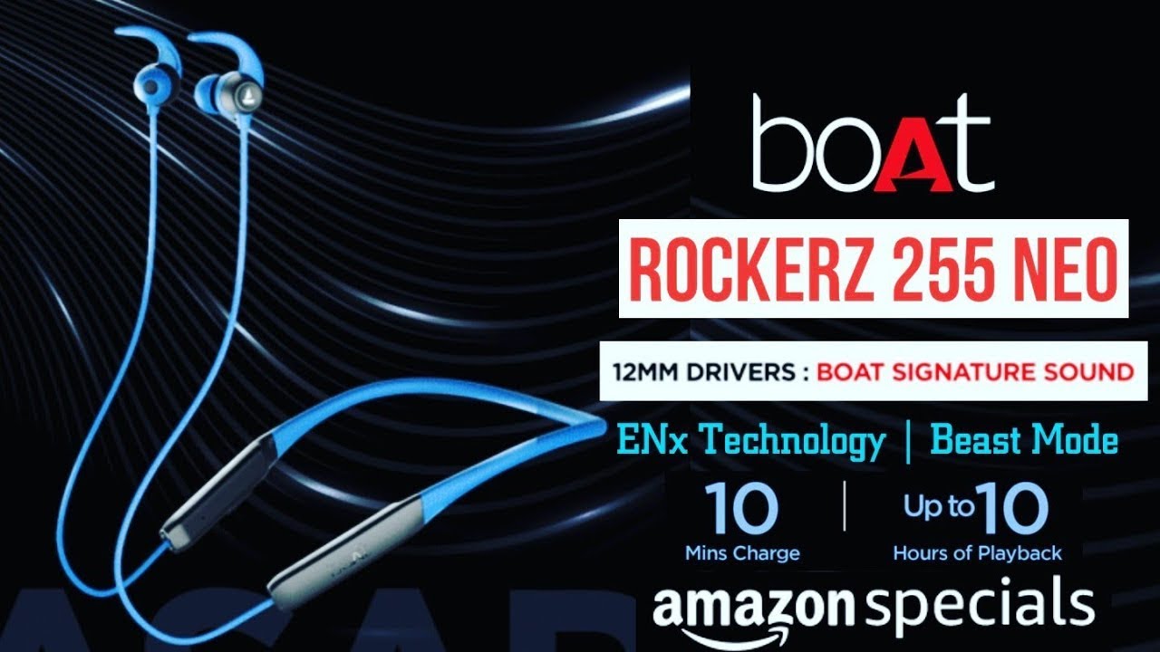 boAt Rockerz 255 Neo Neckband with Beast™Mode Unboxing & Detailed ...