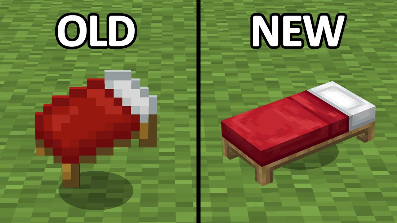 old vs new textures (Minecraft 1.19 texture pack) - YouTube