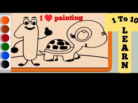 How to draw number|123 me colour kaise kare|numbers drawing for kids ...