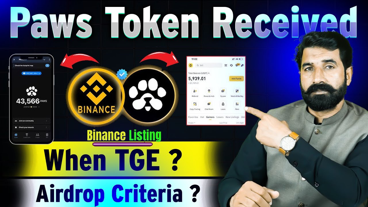 Paws Token Received | Paws TGE? | Paws Airdrop Criteria | Airdrop News ...