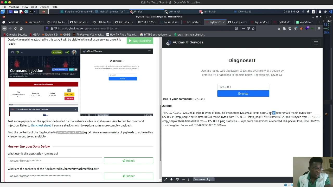 Command Injection TryHackMe - YouTube