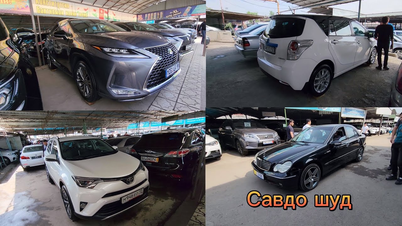 Мошинбозори Хуҷанд нархи Toyota RAV4 Lexus RX Kia k5 Mercedes c280 Opel ...