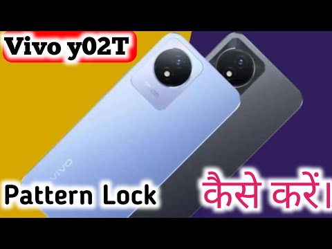 How To Set Screen Lock Pattern Vivo y02T, Screen Lock Password Setting ...