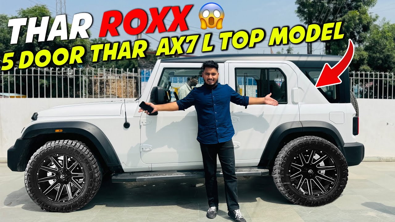 Thar Roxx ki Test Drive के चक्कर मे लड़ाई 🤬😡 Mx1 Thar Book ?? Mahindra ...