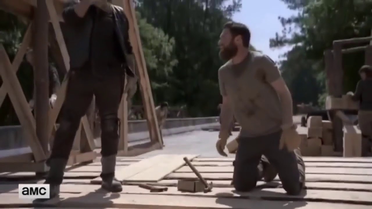 The Walking Dead 9x02 Bridge Fight Scene “The Bridge” SNEAK PEEK #3 ...