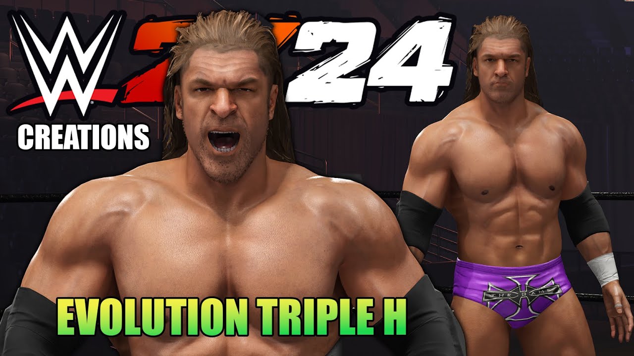 WWE 2K24 Creations: Evolution Triple H - YouTube