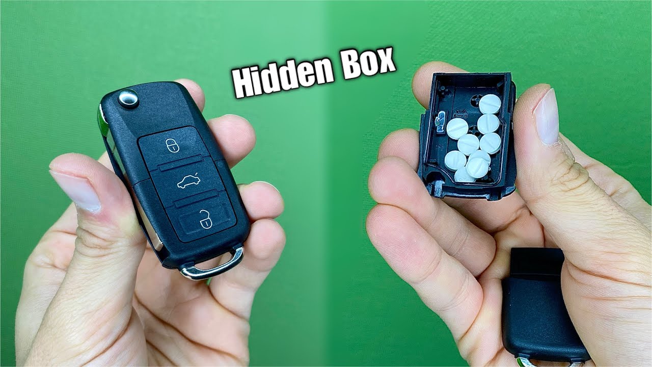 Car Key Fob Secret Box - YouTube