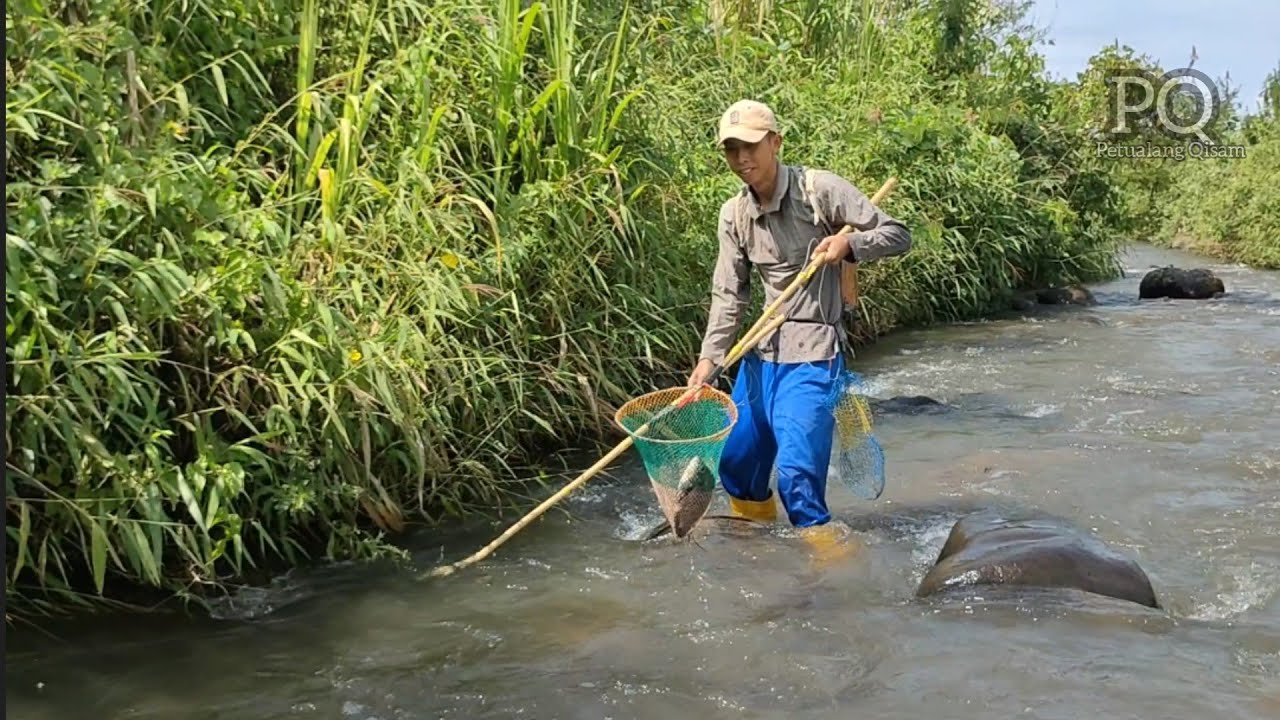 Cari ikan di sungai nggak nyangka dapat banyak | nyetrum ikan cari ikan ...