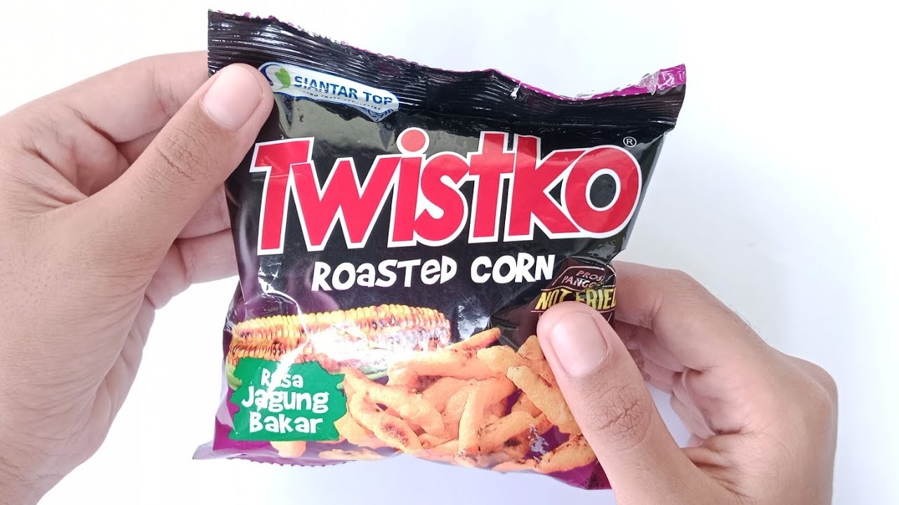 Indonesian snacks || twistko roasted corn||Unboxing - YouTube