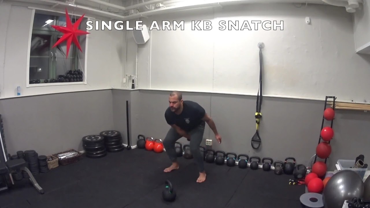 SINGLE ARM KB SNATCH VIDEO HD 1080p STRONFIRST - YouTube