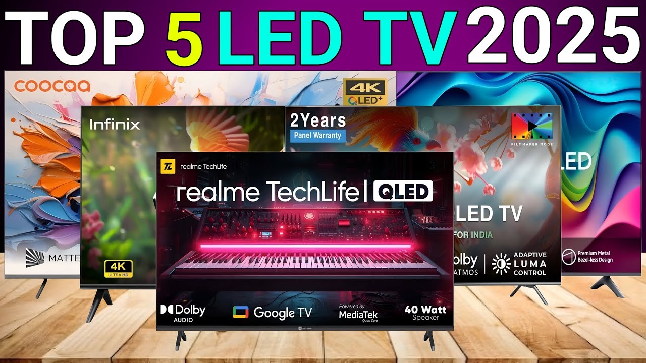 Top 5 Best Smart TV 2025 Best 43 Inch 4K TV 2025 Best TV Under 15000 ...