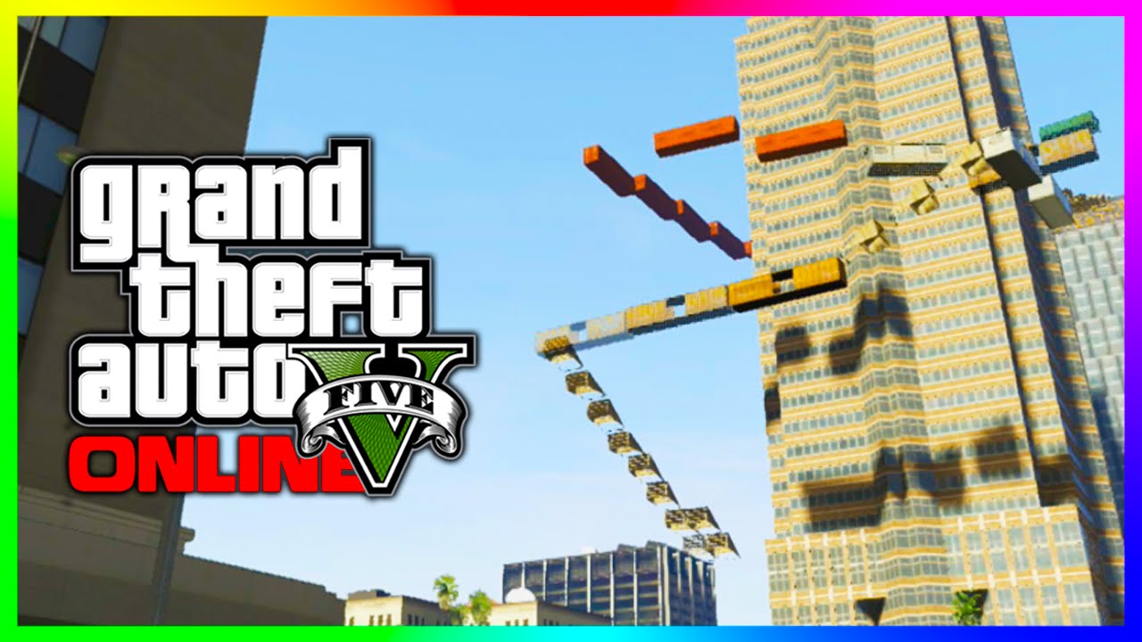 GTA 5 Fun Races - IMPOSSIBLE SKYSCRAPER OBSTACLE COURSE!!! (GTA 5 ...