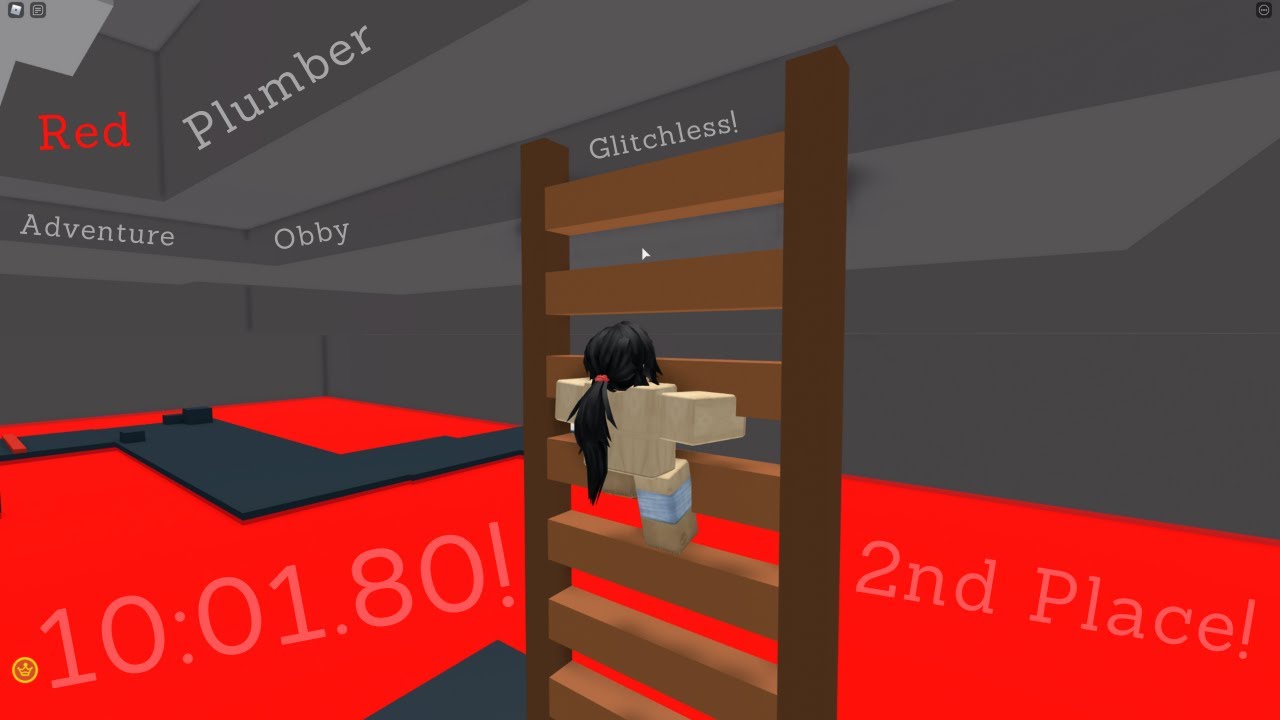 Red Plumber Adventure Obby (Any% Glitchless) in 10:01.80 - YouTube