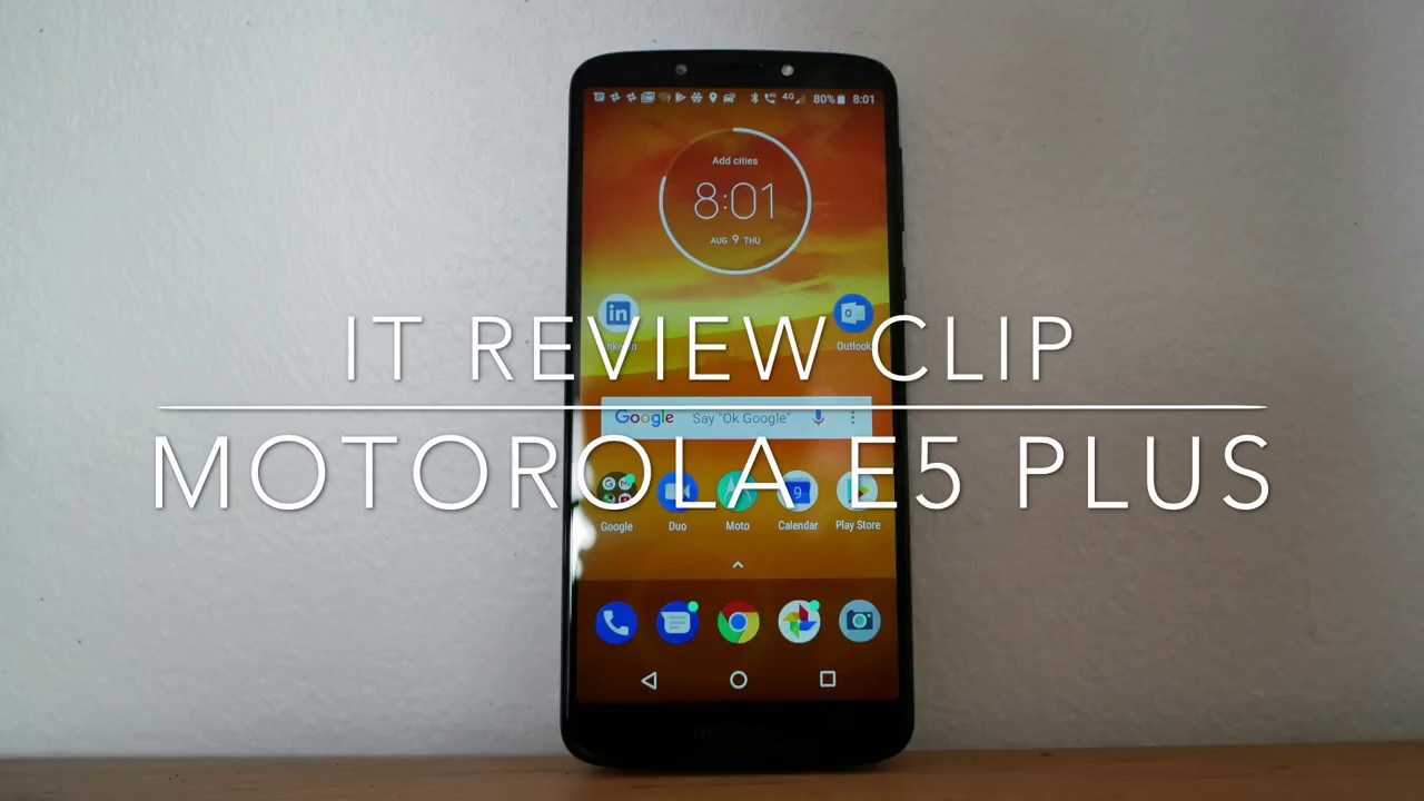 IT Review Clip : ลองใช้ Motorola E5 Plus - YouTube